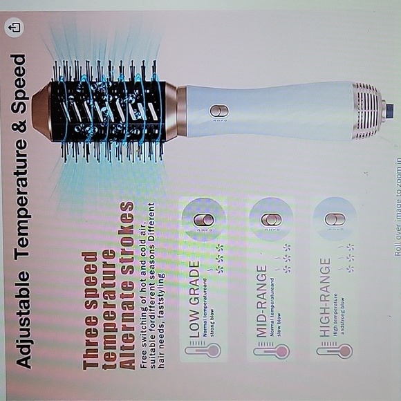 Yitrust | Hair | Yitrust Hair Dryer Brush Detachable 6in Styling Tool ...